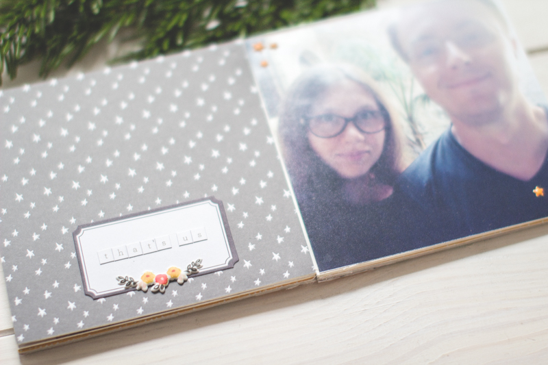 Antilight craft: simple photo album for Gossamer Blue