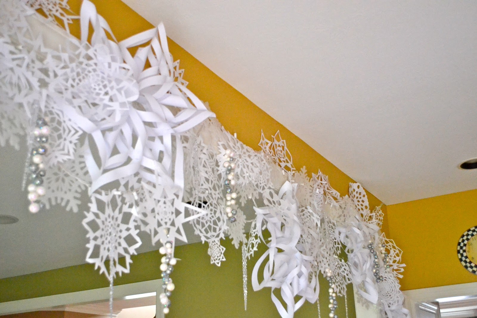 Beach Bear Villa, HHI: My Snowflake Display!