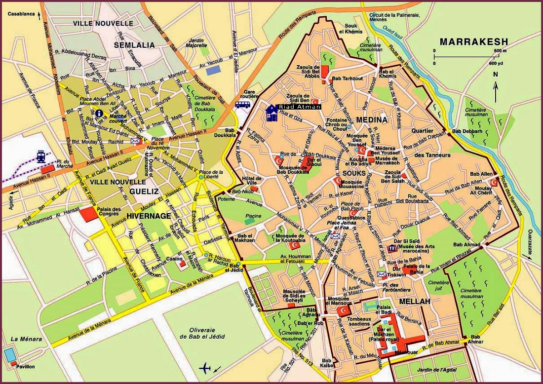 Raquel Ritz Viajes: Plano de Marrakech