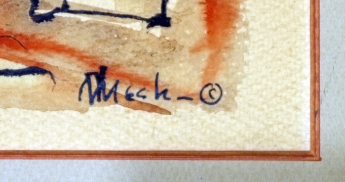 Please help decipher the signatures of a drawing and painting ...