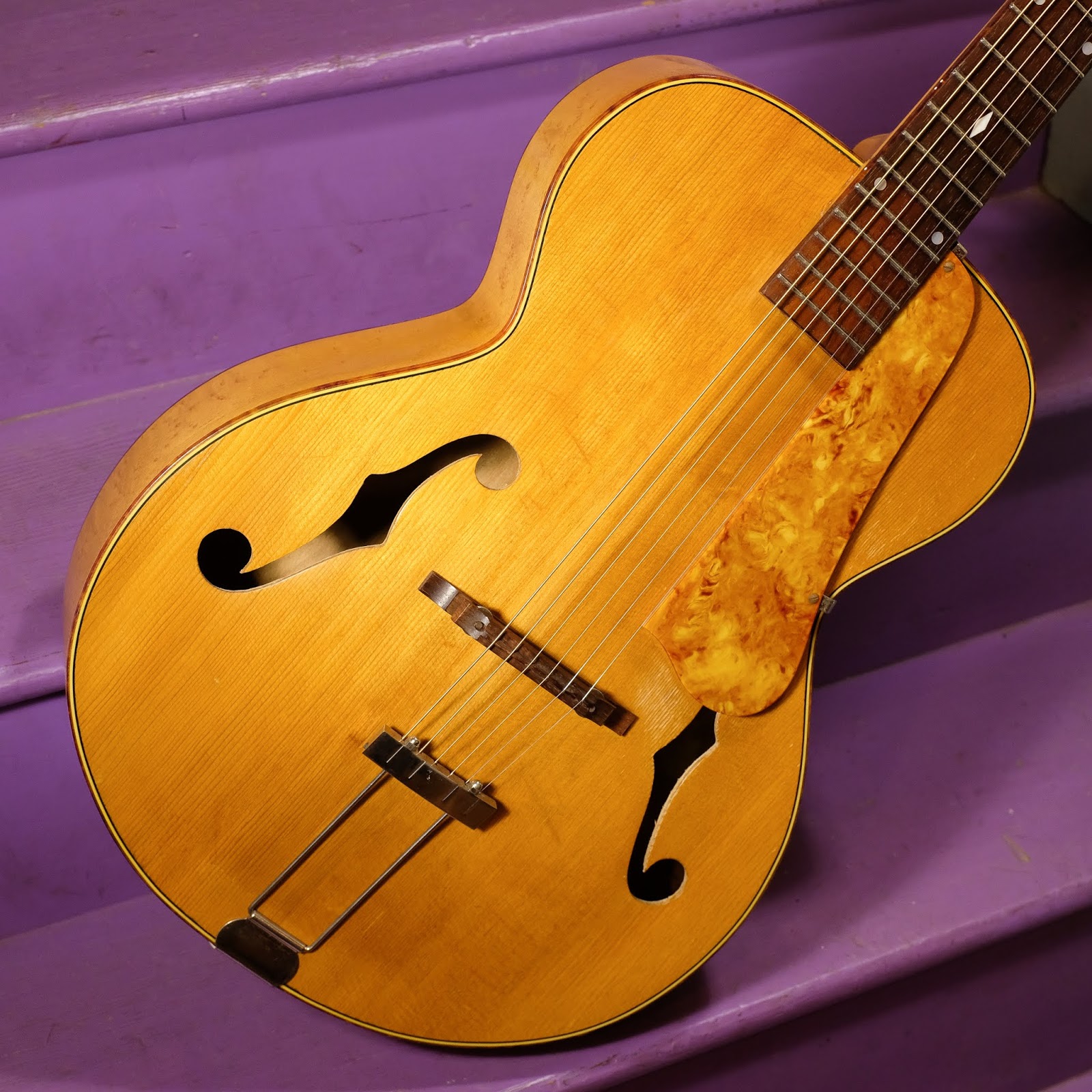 1940s Kay Fancy Blonde Archtop Guitar