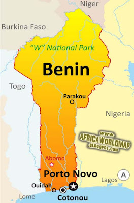 Benin World Map and Information