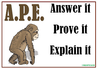 Mrs P Teach: Going A.P.E. (Replacing P.E.E.)