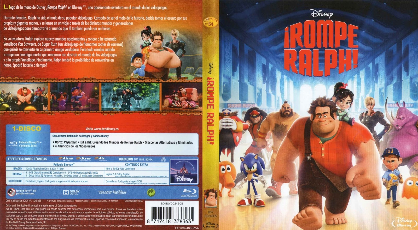 TÓMBOLA DISNEY: 52 - ¡Rompe Ralph!