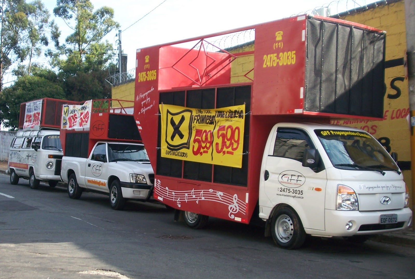 Carro de som para Propaganda - Mini trio perua , Mini trio Hr, Mini ...