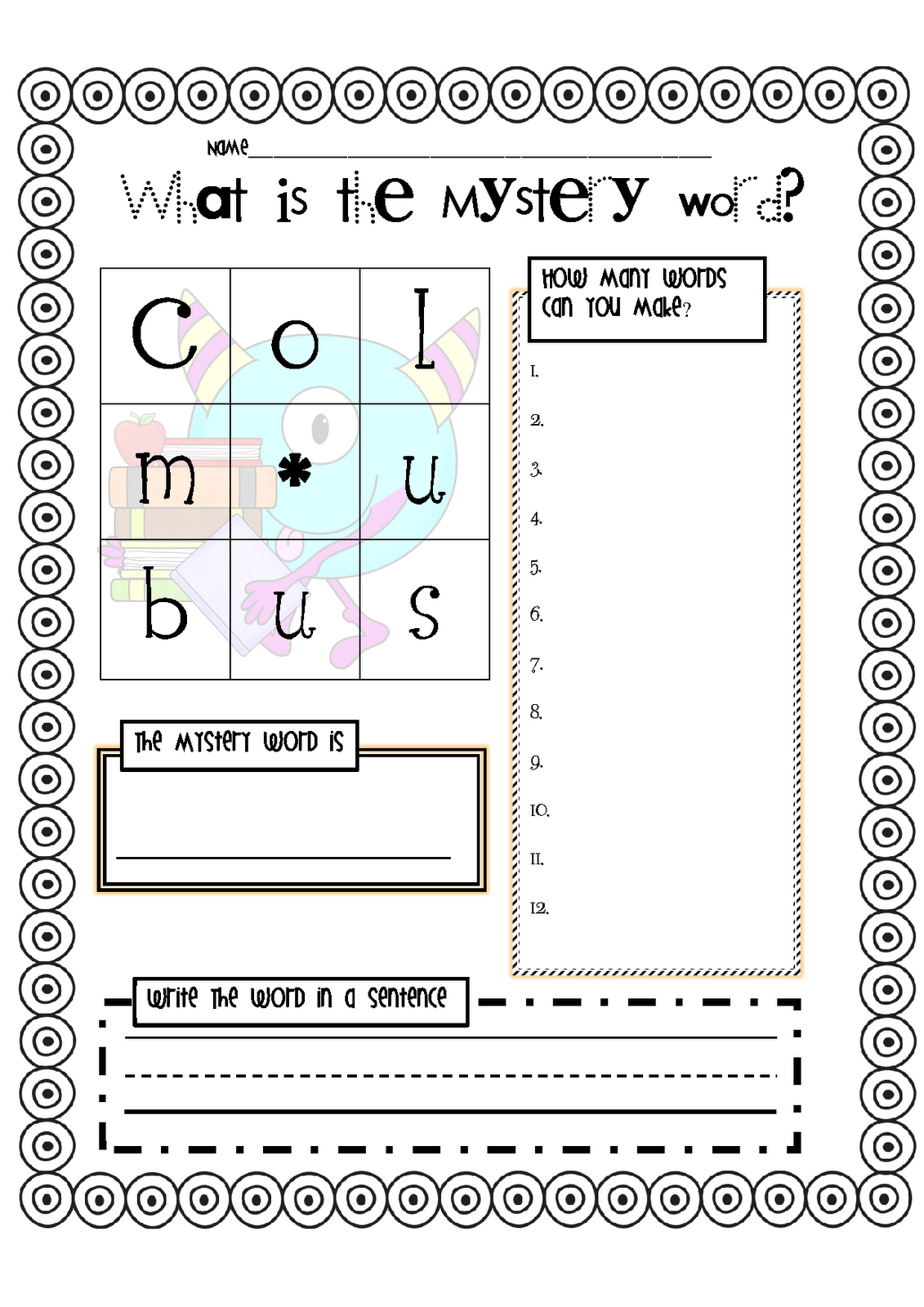 Tales-of-a-First-Grade-Teacher: Busy, Busy, Busy