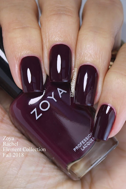 Grape Fizz Nails: Zoya Element Collection, Fall 2018