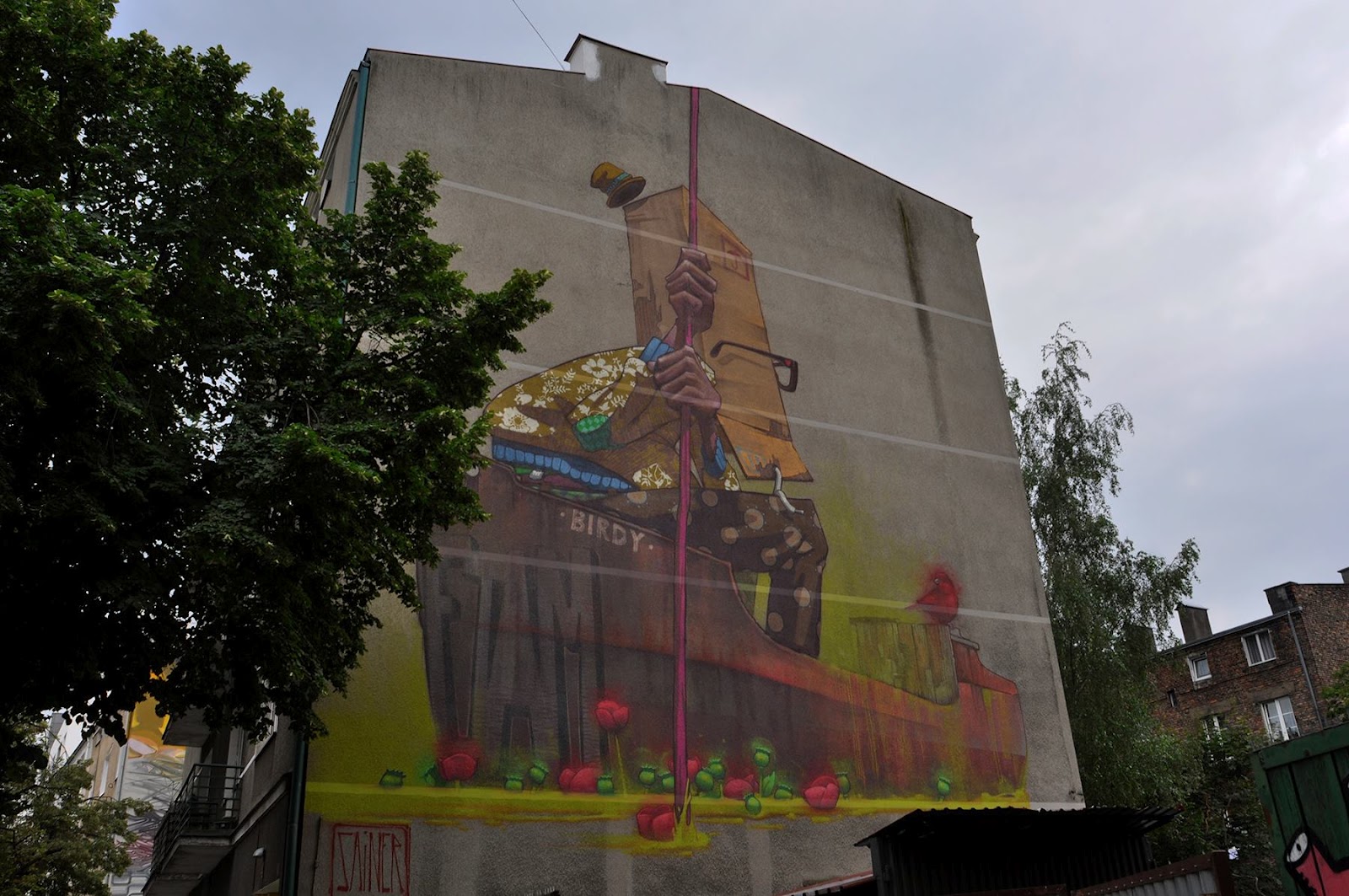 Sainer New Mural In Gdynia, Poland – StreetArtNews