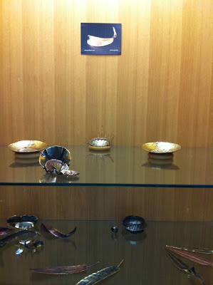 Rustnstuff: Beaten metal in local library