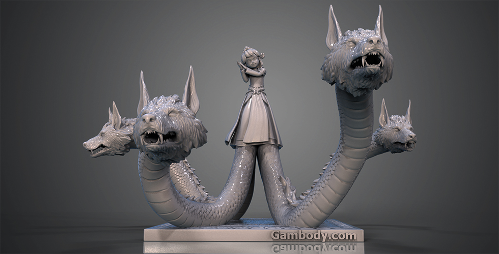 Smite - Scylla 3D Model for Printing | Static | 3D Printing Designs