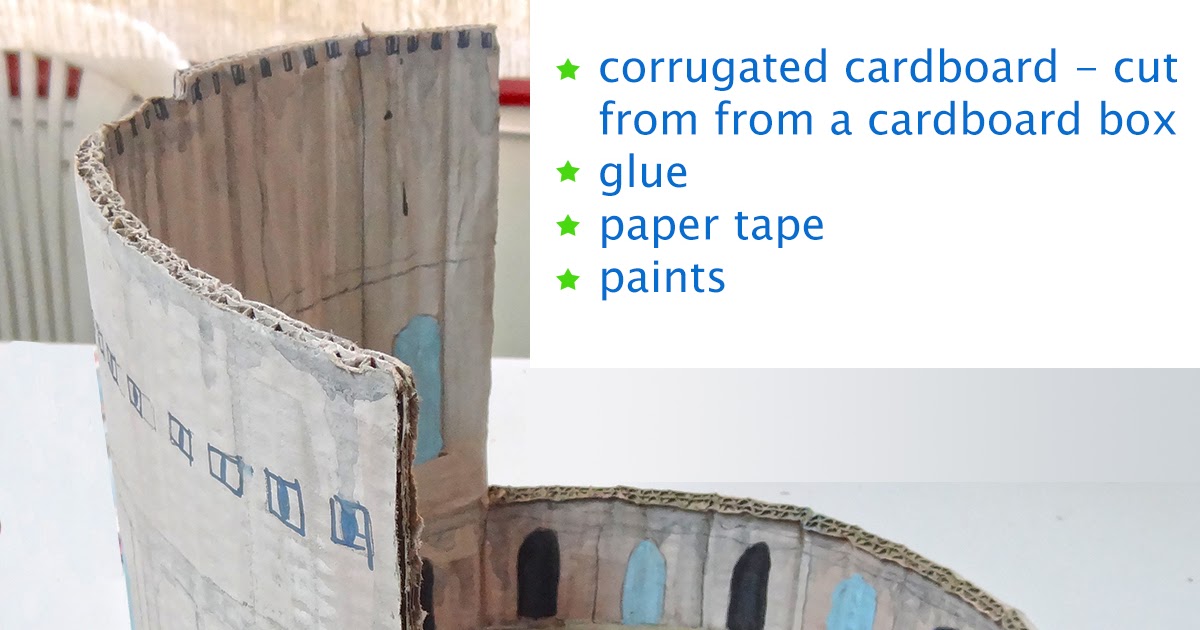 LAST MINUTE SCHOOL PROJECT : Making a model of the Colosseum using ...