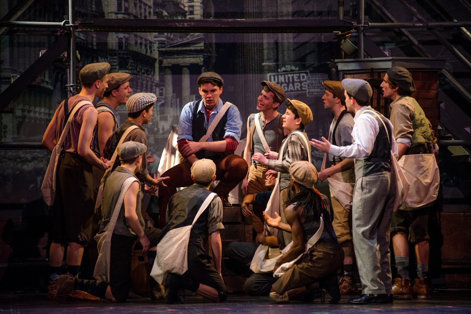Media Theatre News!: THE MEDIA THEATRE'S 'NEWSIES'....FIRST LOOK PHOTOS!