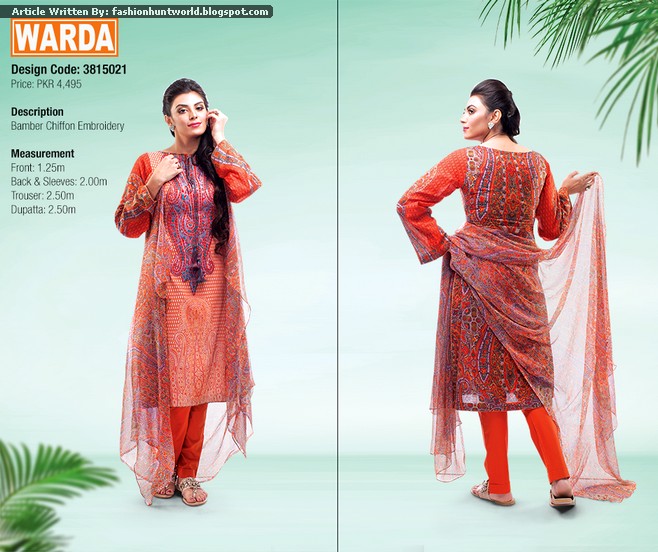 Warda - Spring Summer Lawn Collection 2015 Out Now - Fashion Hunt World