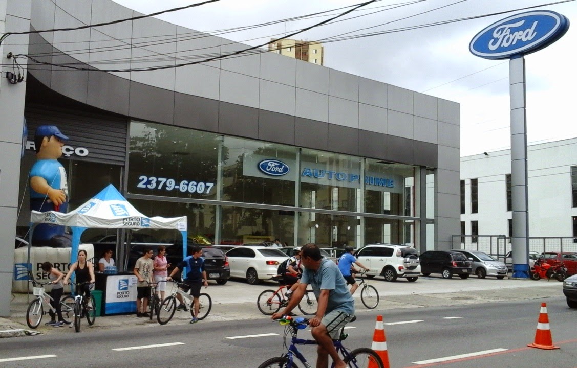 Grupo Auto Prime Ford: Ação para ciclista em Santo André.