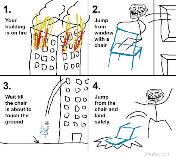 | Trollistan |: Burning Building Troll Science.