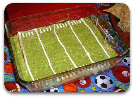 Be Different...Act Normal: Football 7 Layer Dip [Football Party Food]