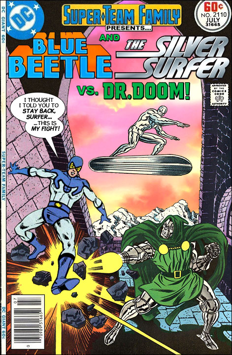 Super-Team Family: The Lost Issues!: Blue Beetle and The Silver Surfer ...