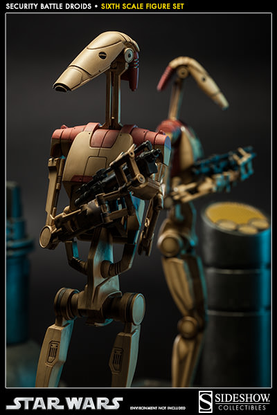 toyhaven: Star Wars Security Battle Droids Sixth Scale 12-inch Figures ...