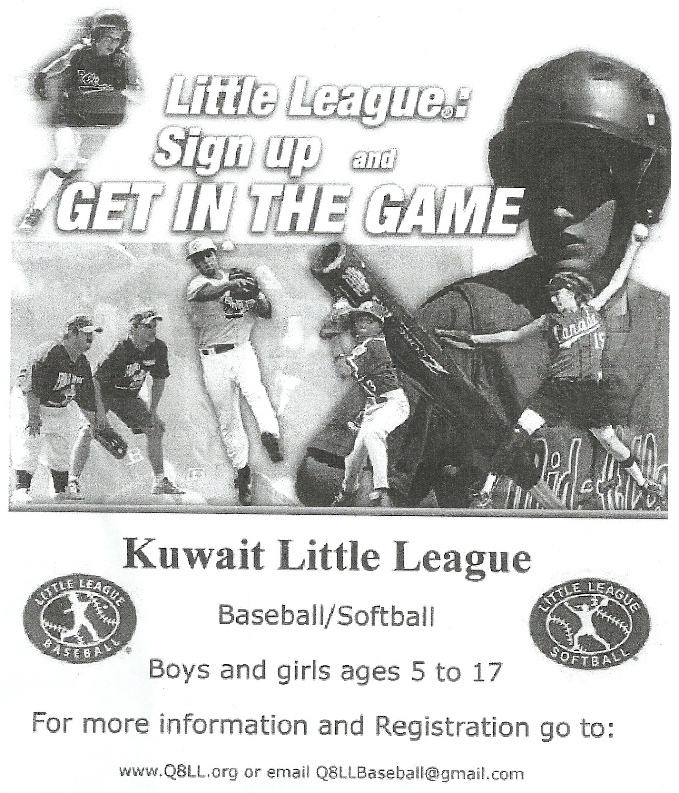 Kuwait little league Baseball / Softball in Kuwait