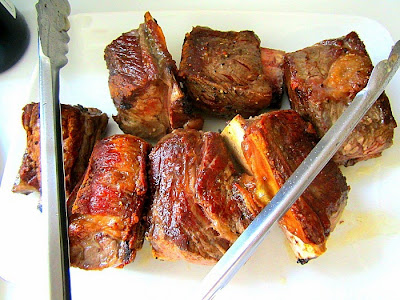 Barolo Braised Short Ribs on Polenta