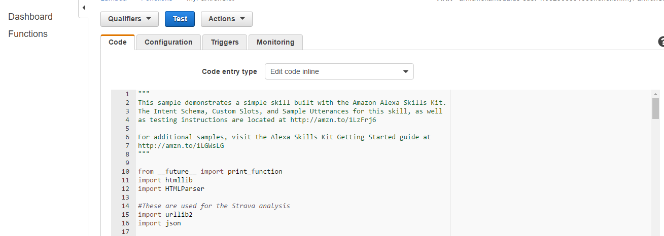Paul's Geek Dad Blog: Amazon Alexa Skill with Python and Strava API