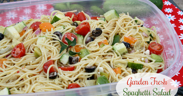 Garden Fresh Spaghetti Salad — Mommy's Kitchen