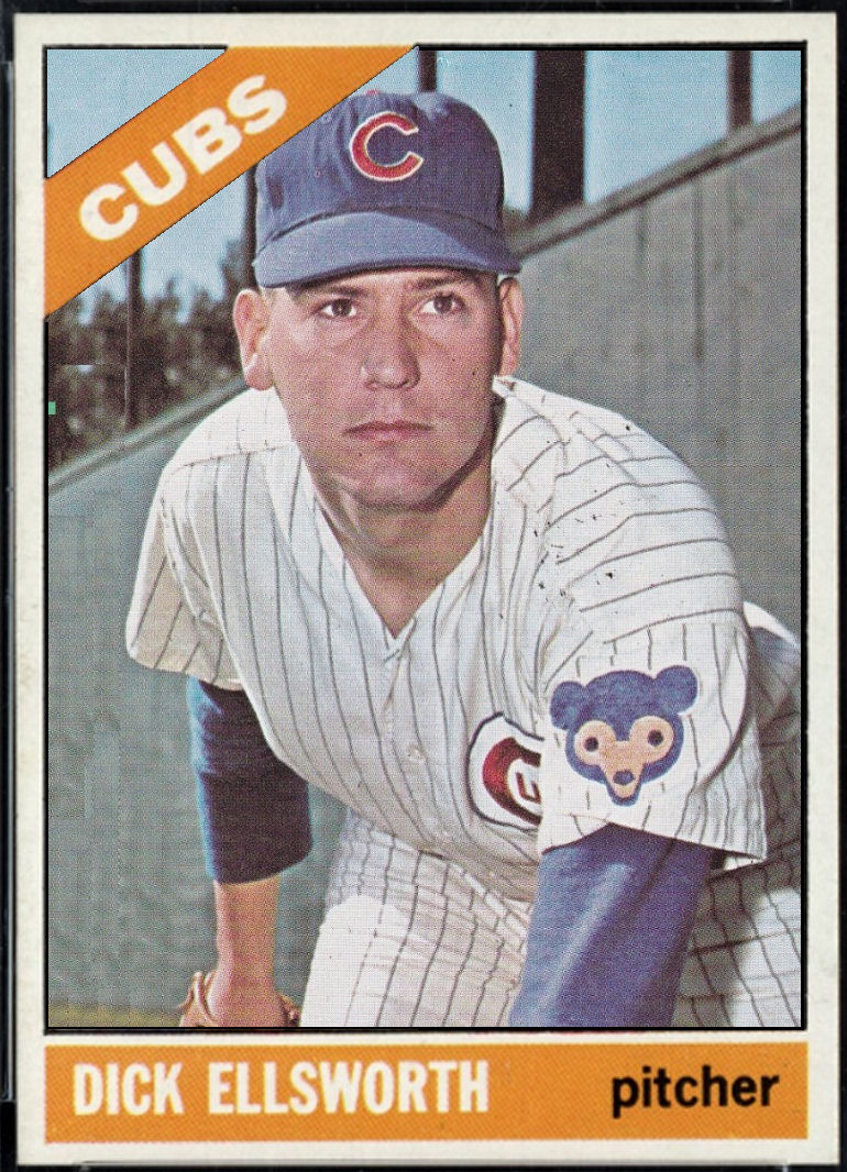 Cards That Never Were: 1966 Topps Dick Ellsworth - Error Card Corrected