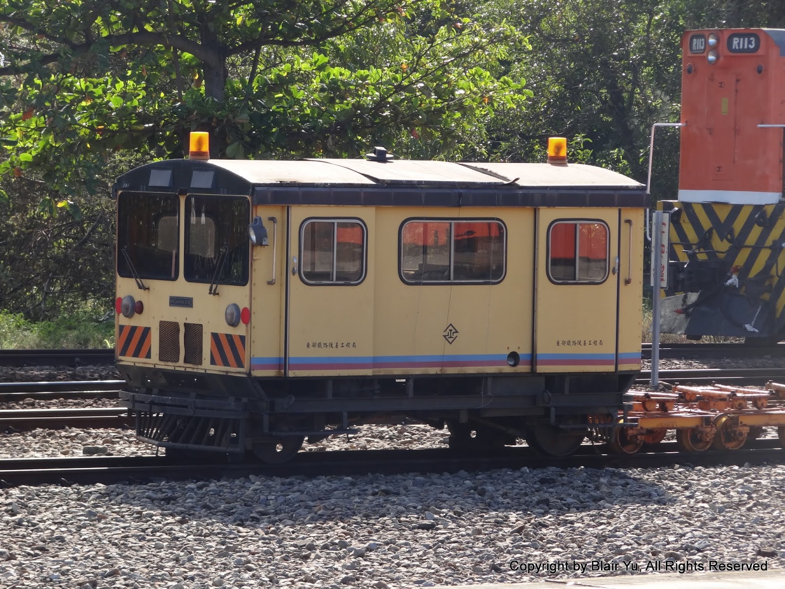 Blair's 鐵道攝影: 東部鐵路改善工程局巡道車 WICKHAM 38工程貴賓車 (WICKHAM RAIL製)
