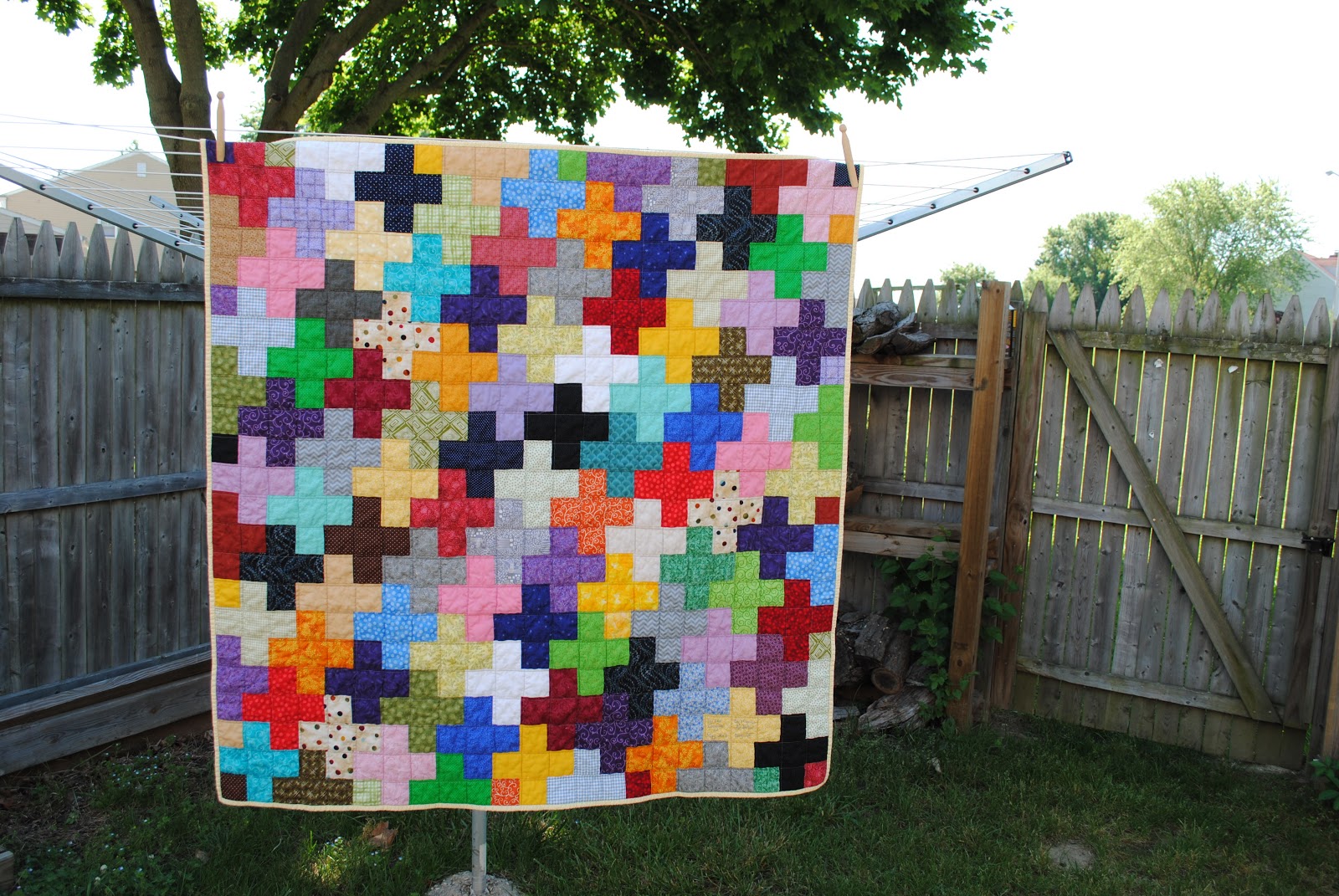 Lyanna Jean Designs: And, it's a Plus Sign Quilt