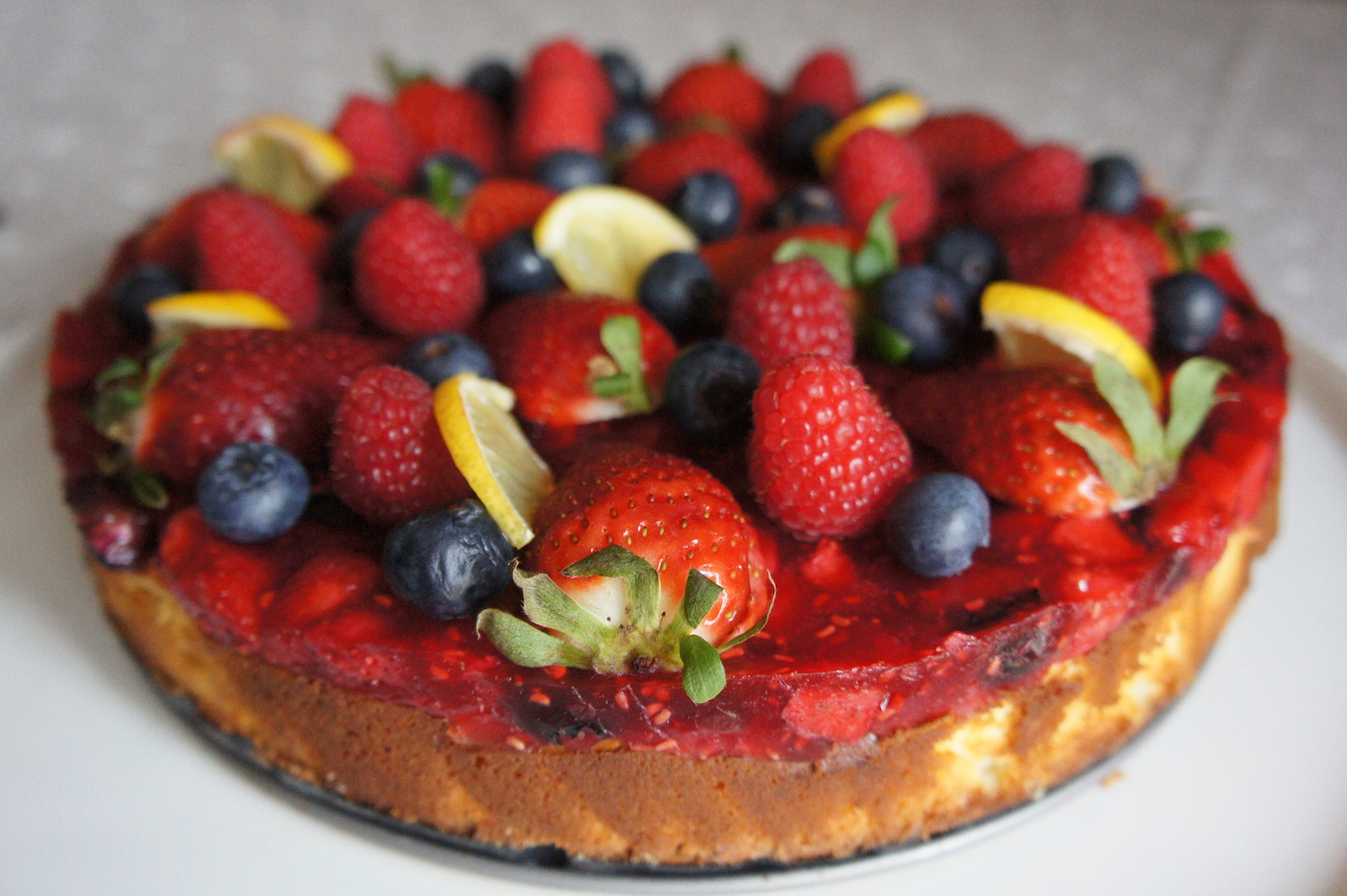Cheesecake aux fruits rouges