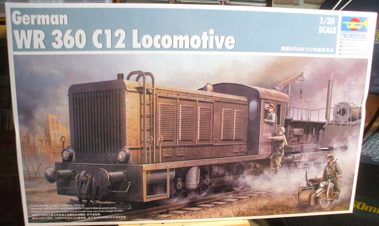 Model Building: Trumpeter German WR360 C12 Locomotive