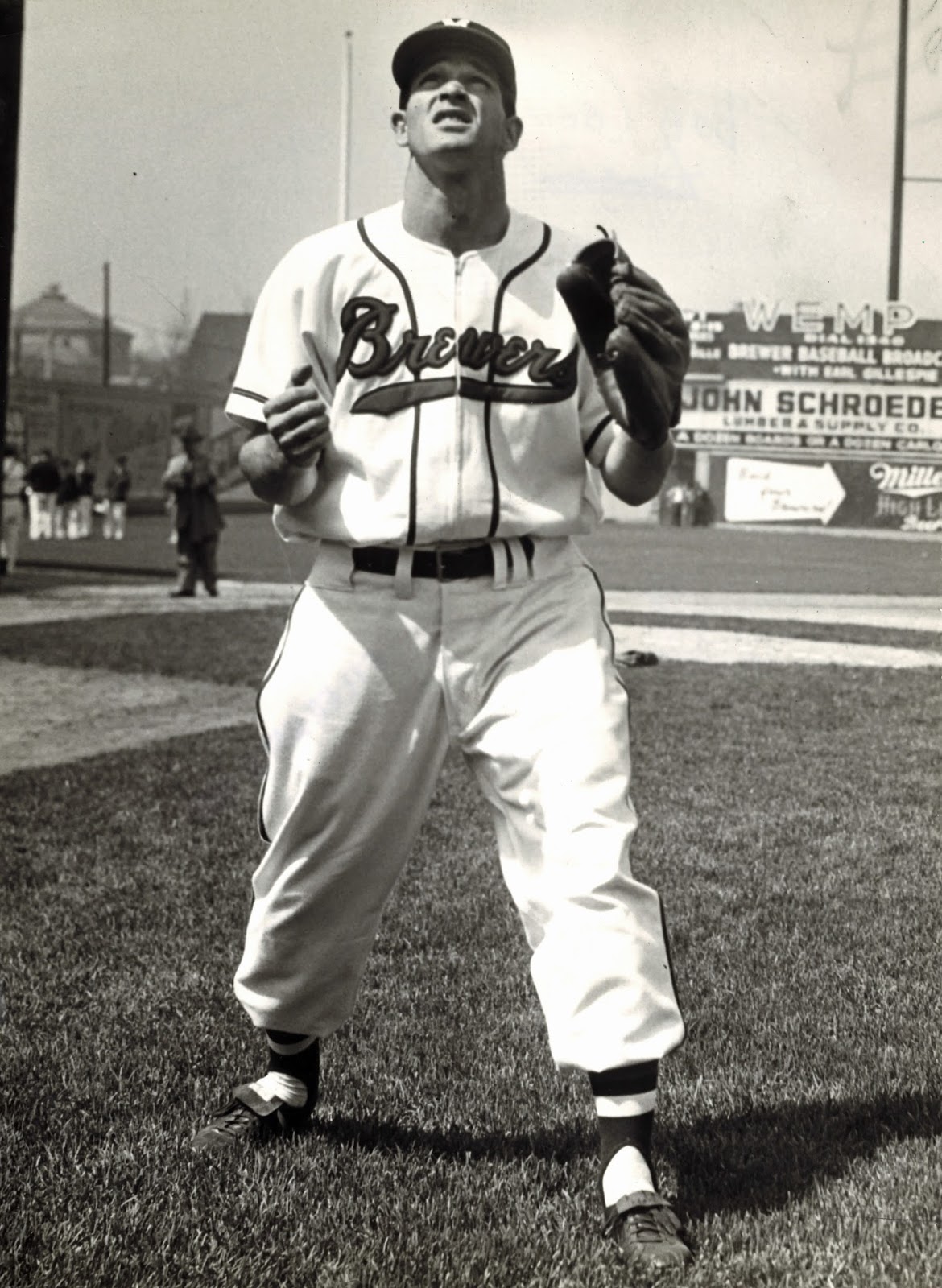 Borchert Field: Bob Thorpe Wire Photo, 1951