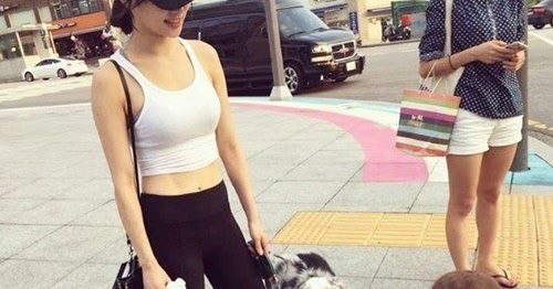 Nicole updates her Instagram with a sporty look