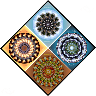 Mandalas de Ismênia Reis: Mandalas e os Quatro Elementos
