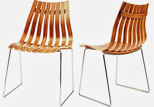 Laminate chair designs.