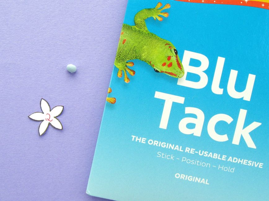 Bugs and Fishes by Lupin: Cutting Out Small Felt Shapes... With Blu Tack!