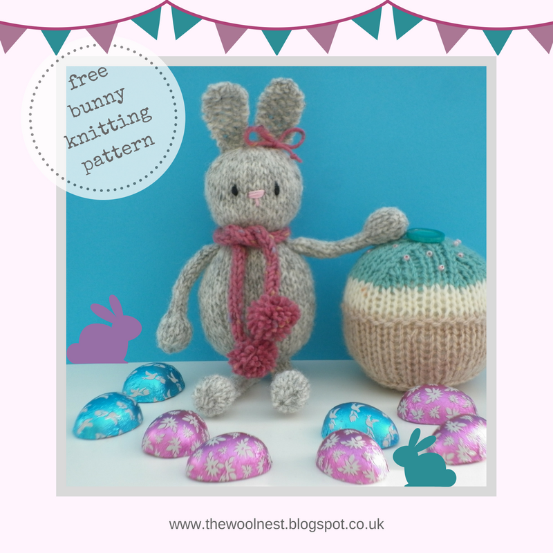 A Free Knitting Pattern - Knitted Easter Bunny - Knit Crochet Create
