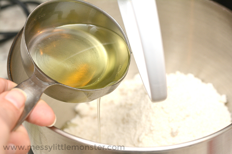 Edible Playdough Recipe - cake mix play dough - Messy Little Monster