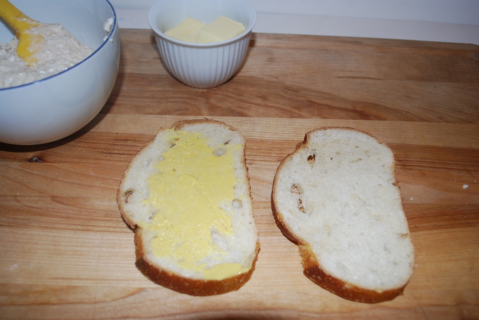 Gourmet Rooster: The Best Grilled Cheese...From Left-over Ham