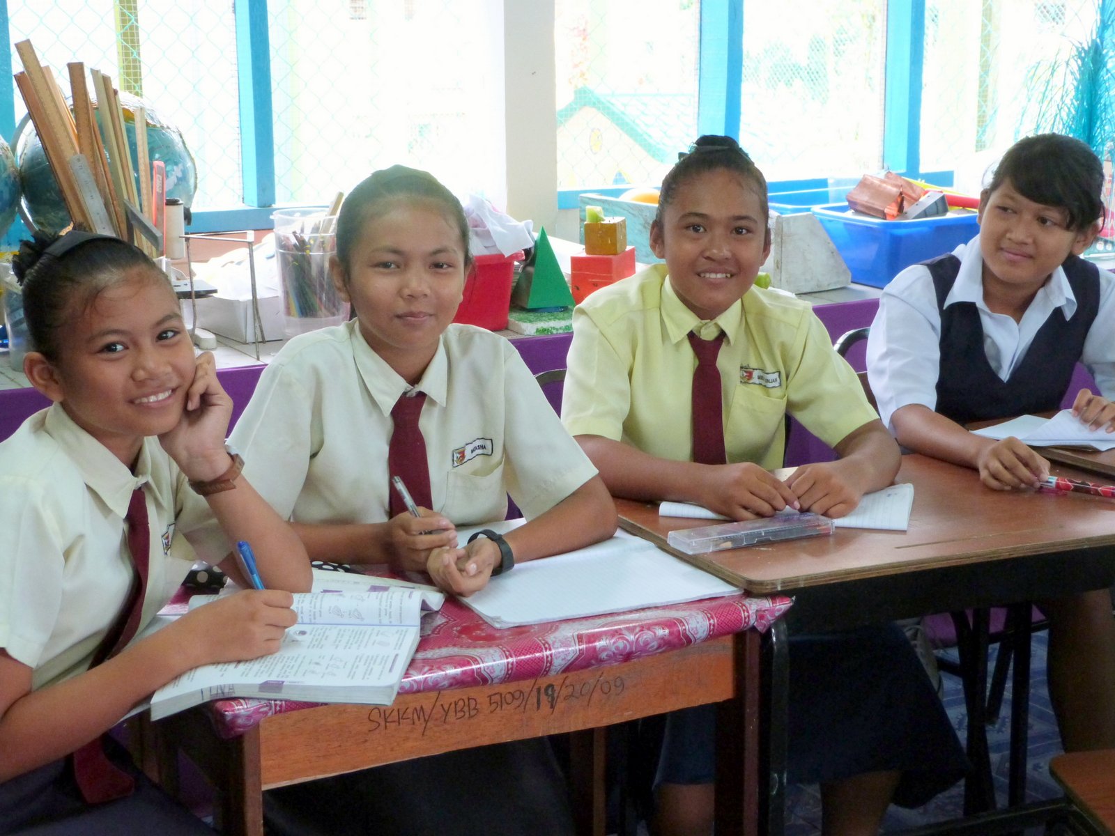 Cop Out's Big Adventures: Iban school children