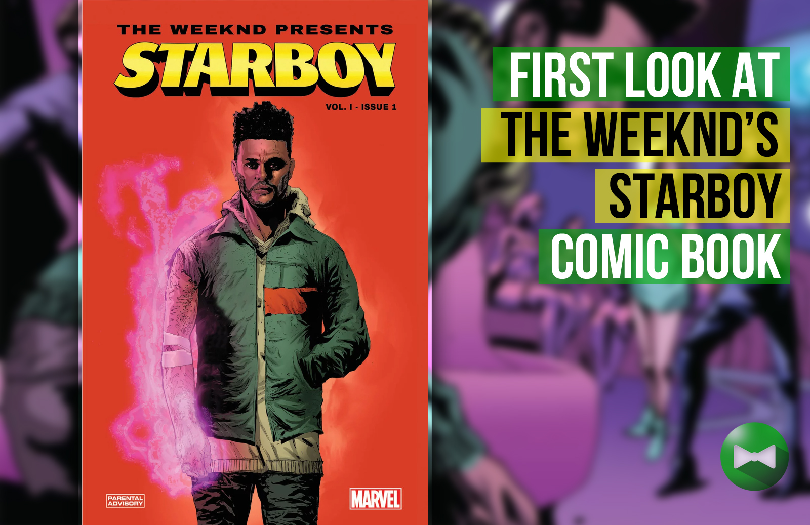 First look at The Weeknd's Starboy comic book - The Geekery 01