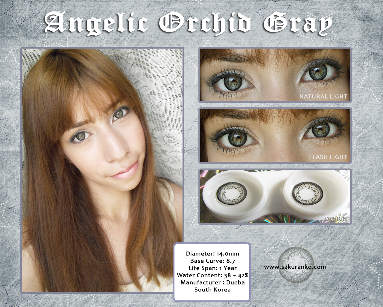 Sakuranko: Angelic Orchid Gray Lens "Review"