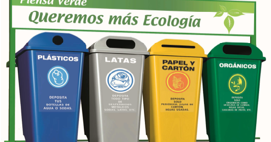 Colores A Emplear En El Reciclaje De Basura ~ Colores del Reciclaje