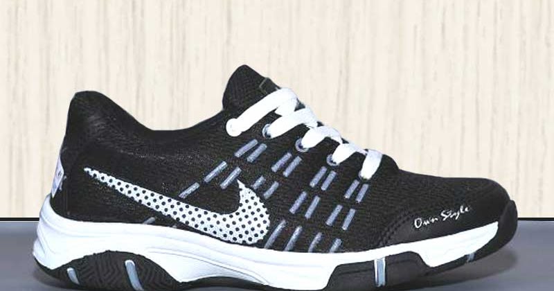 Sepatu Olahraga Nike Air Max Hitam Putih [NAM-005] | Omsepatu.com