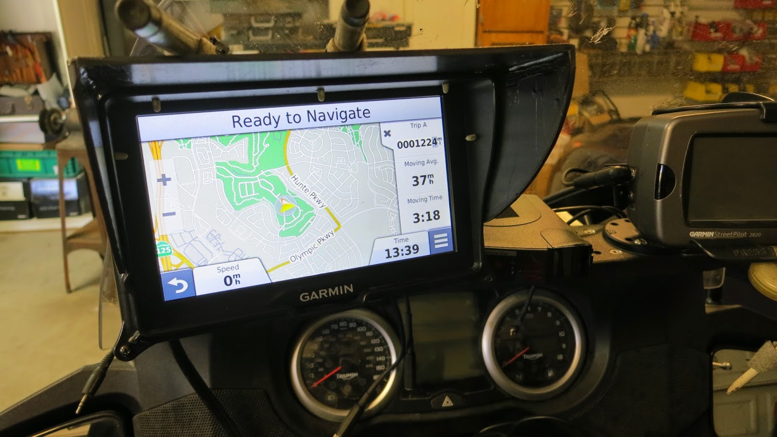 Pete's Place: Fitting a Garmin nuvi 2797 to a Motorcycle