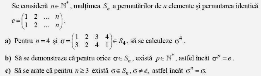 Probleme rezolvate de algebră - M1: Algebra - Permutari