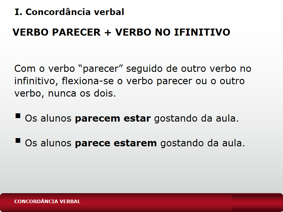 SÓ LINGUAGEM 2021: CONCORDÂNCIA VERBAL