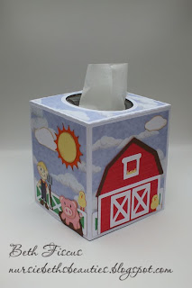 Beth's Beauties: Farm Themed Tissue Box Cover