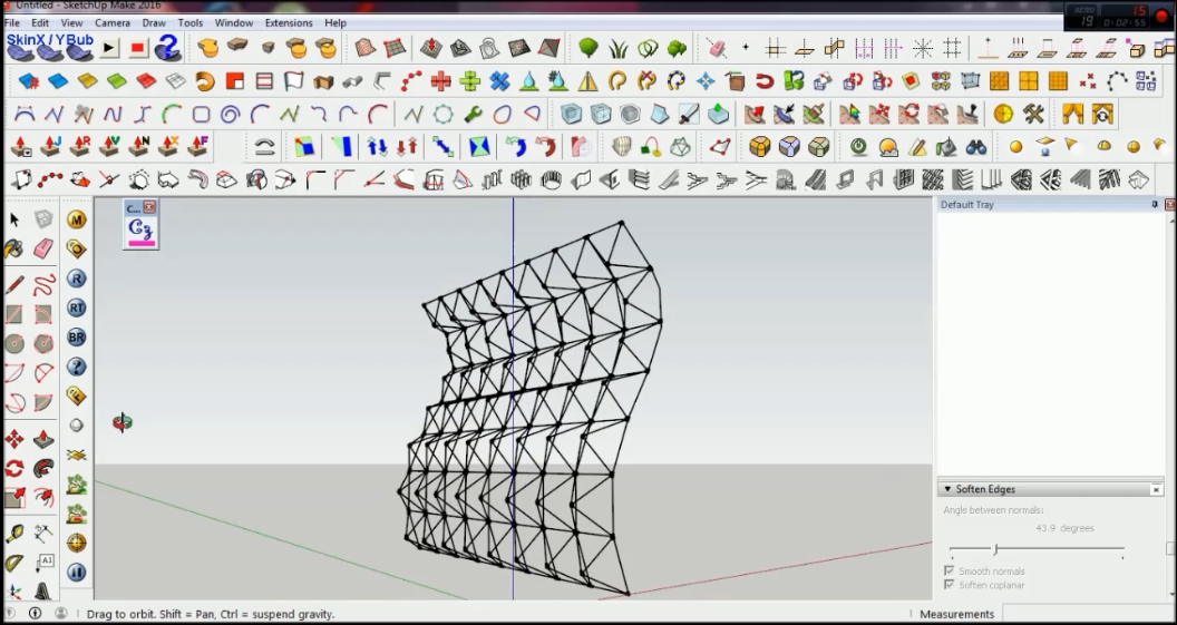 Cara Membuat Space Frame Secara Singkat Pada Google Sketchup - bagus3d