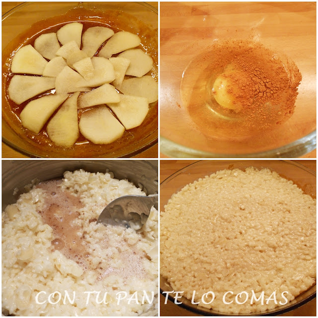 PASTEL DE ARROZ Y PERAS